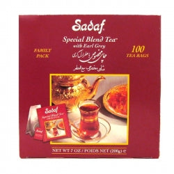 Sadaf Special Blend Tea with Earl Grey (100 Tea Bags) – Super Sun Market