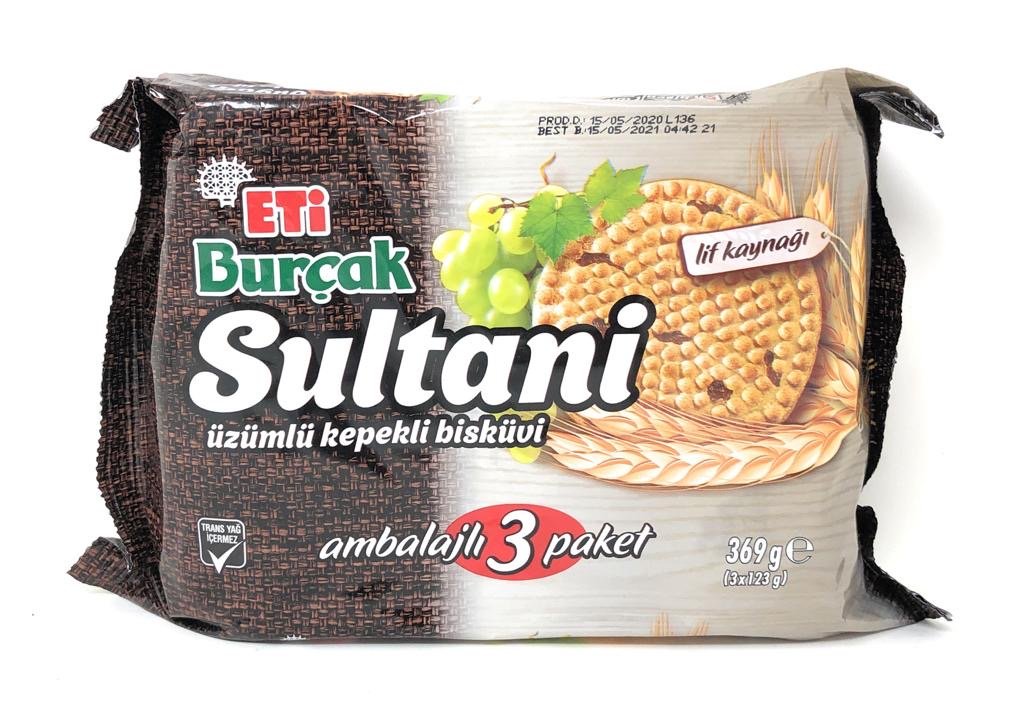 ETİ Burçak Sultani Biscuits 375 gr (Pack Of 3) – Super Sun Market